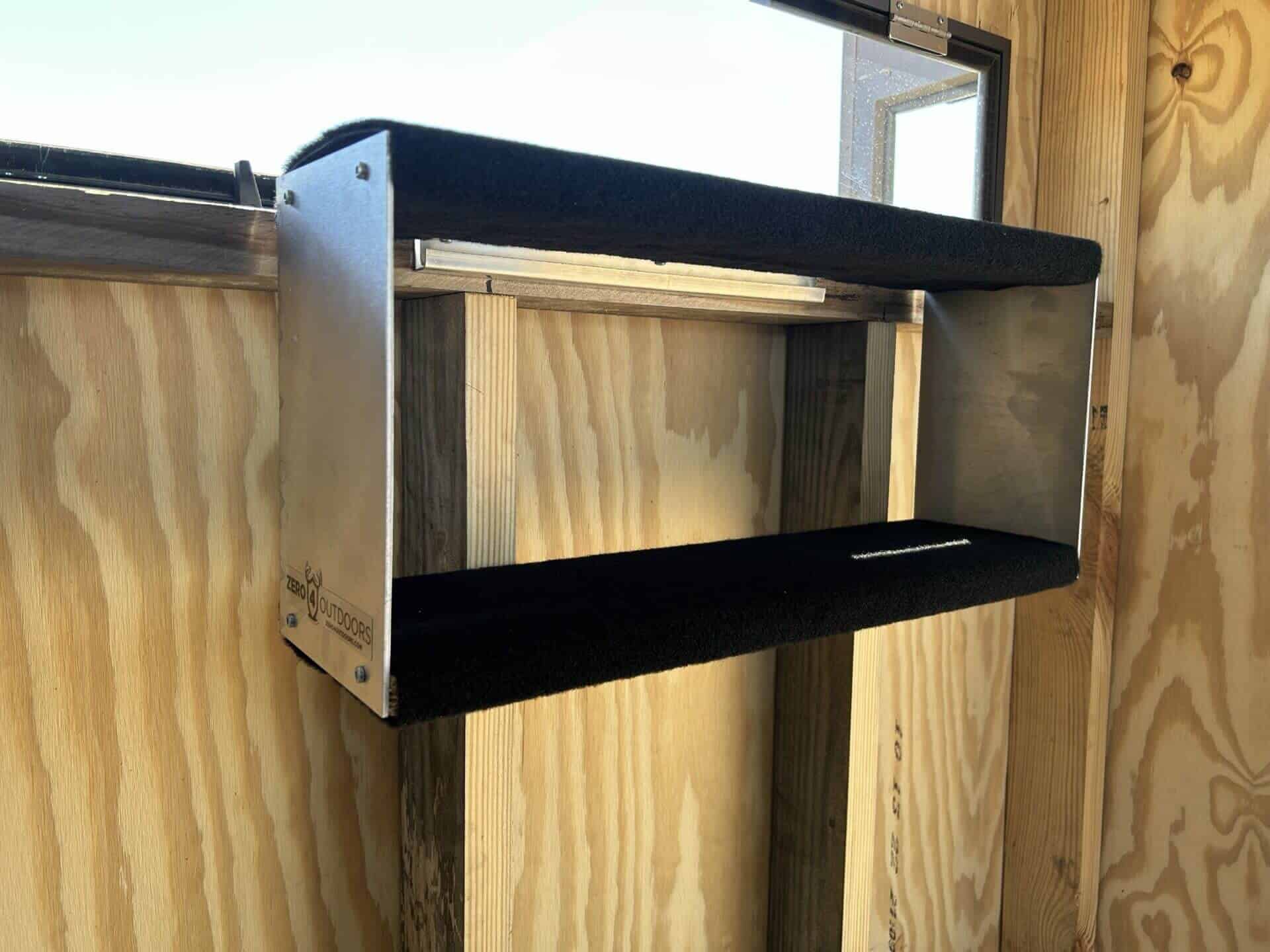 Hanging Double Shelf/Shooting Rest - Zero 4 Outdoors